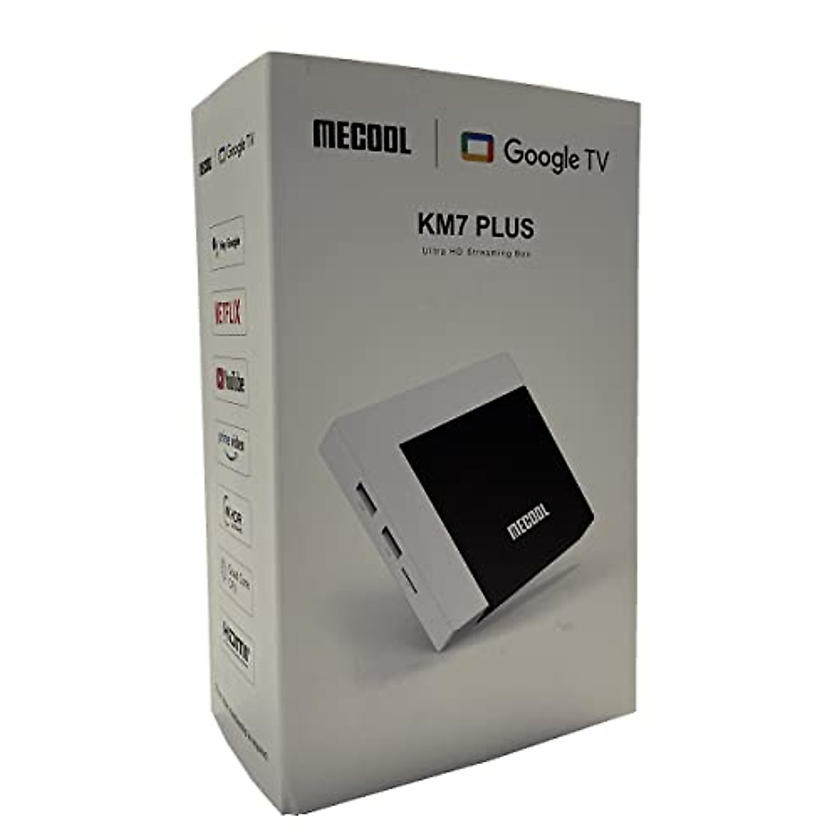 Android 11.0 TV Box MECOOL KM7 Plus Amlogic S905Y4 AV1 Ultra 4K HDR 2GB RAM 16GB ROM Support 2.4G/5.0G WiFi BT 5.0