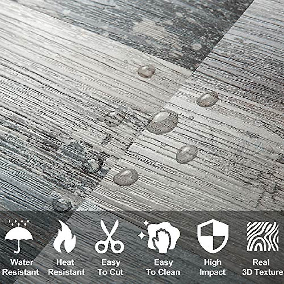 AULIGET 100 Piece Peel and Stick Backsplash PVC Tile, 3 Inch x 6 Inch Rustic Brick Stick on Tiles for Backsplash Kitchen, Bathroom, Laundry Room, Camper, Fireplace