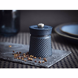 Peugeot - 36621 Peugeot BALI FONTE Cast Iron Pepper Mill, 8cm/3 In, Blue