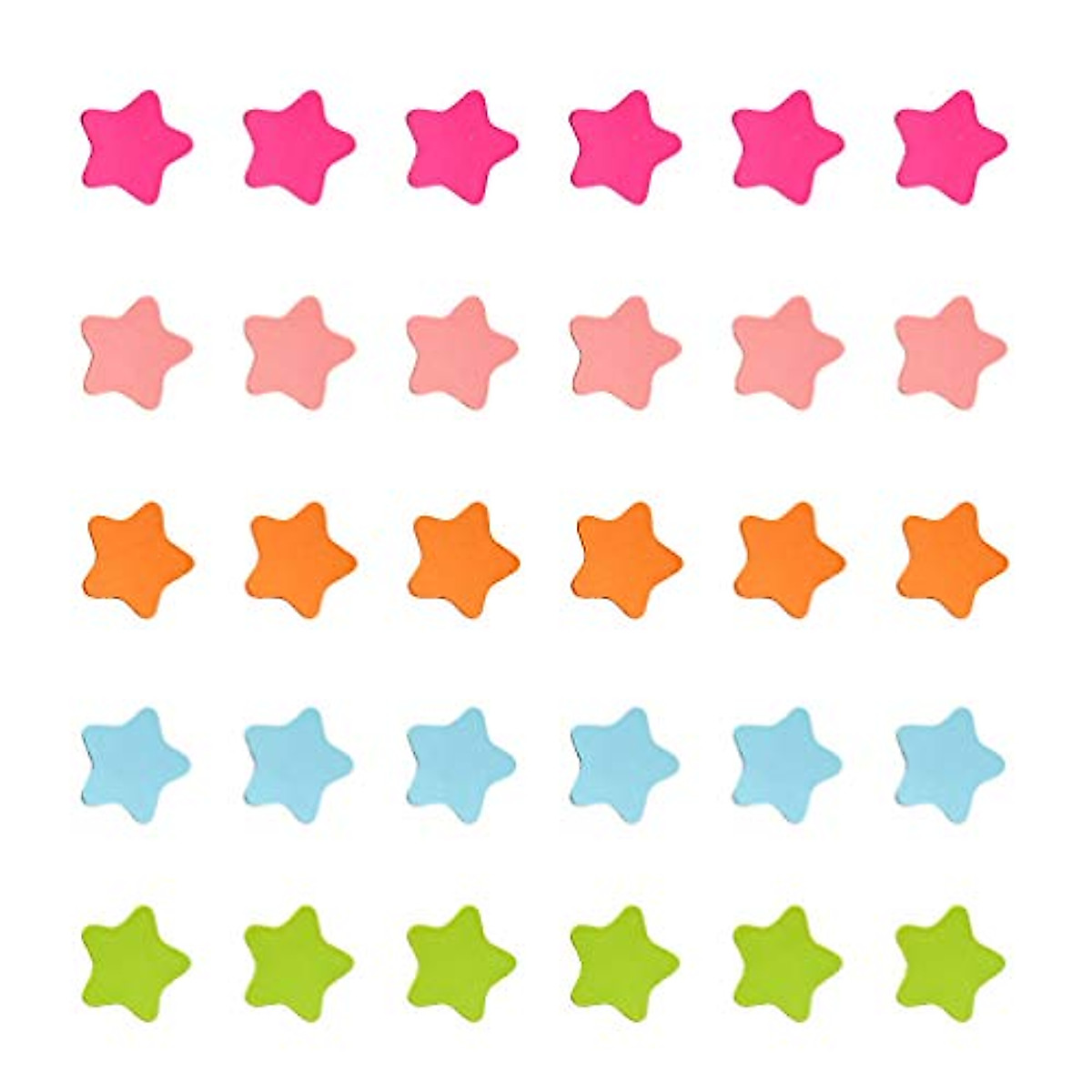 NUOBESTY 120 Pcs Stars Magnetic Blackboard Sticker Refrigerator Magnet Childrens Race Reward Chart Magnet