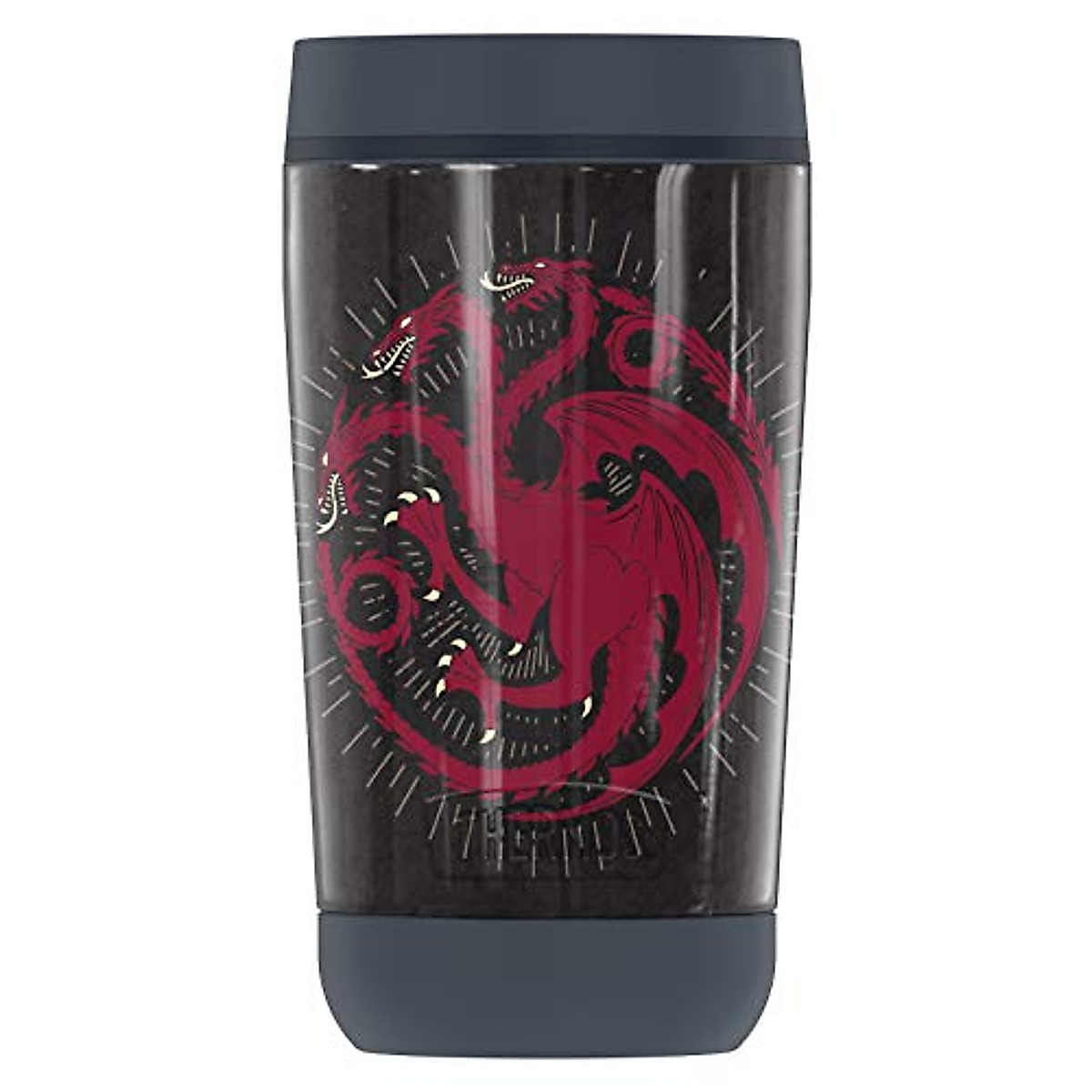 THERMOS Game of Thrones Targaryen Sigil GUARDIAN COLLECTION Stainless Steel Travel Tumbler, Vacuum insulated & Double Wall, 12 oz.