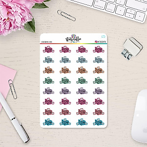 Bunco Game Night Planner Stickers - S255