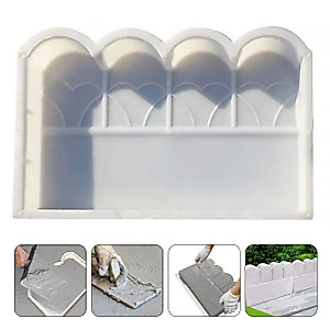 HANABASS Concrete Molds Concrete Molds Fence Maker Garden Fencing Brick Garden Edging Border Landscape Edging Border Lawn Edgings Simulated Brick Plastic Concrete Mold Molds Outdoor Playpen