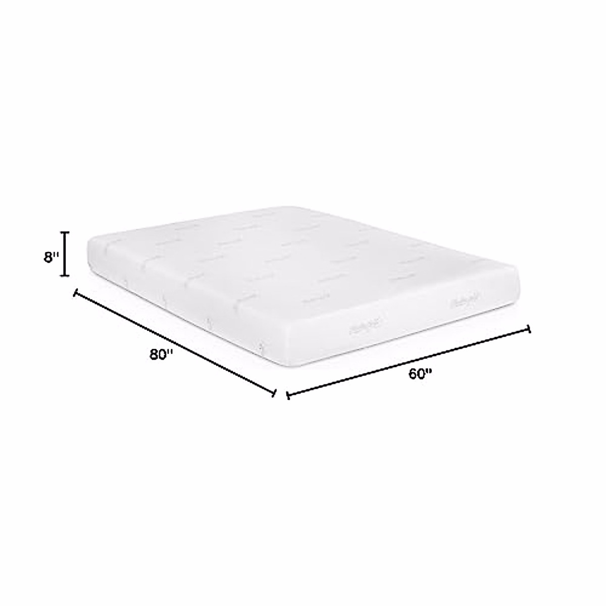 Furinno Angeland Luxury III Gel Infused Memory Foam Mattress/CertiPUR-US Certified/Pressure Relieving/Hypoallergenic, 8-Inch, Queen
