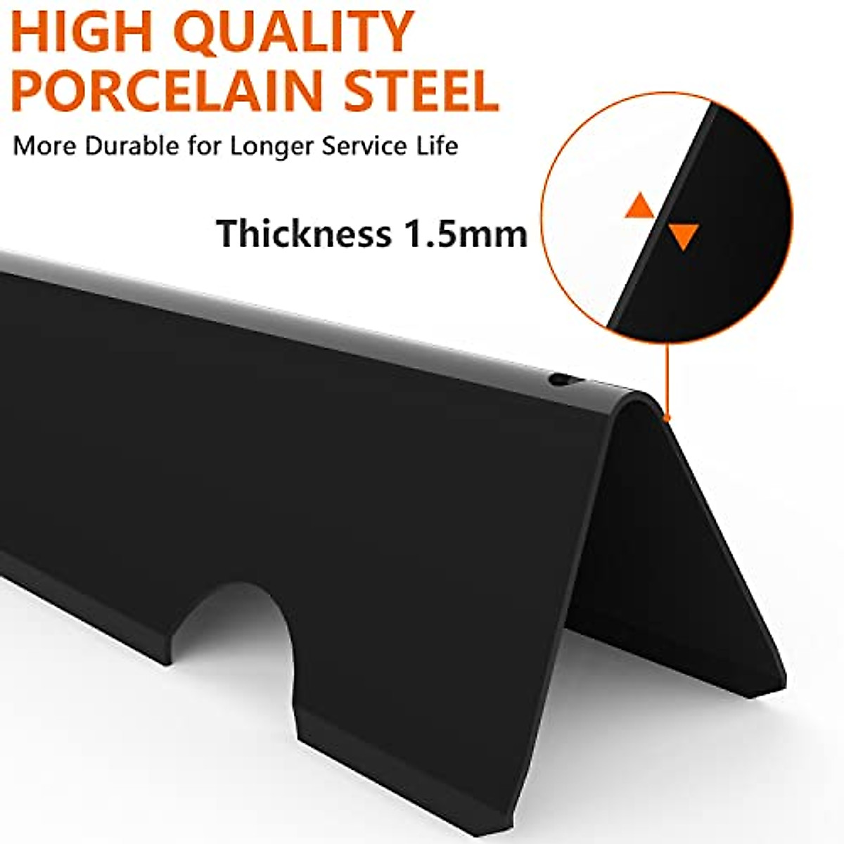 66096 Cast Iron Cooking Grates and 66796 Flavorizer Bars for Weber Genesis II 600 Series Genesis II E-610 S-610 Genesis II LX E-640 S-640 Gas Grills, 11 Pcs Heat Plates Replace for Weber 91611, 66034