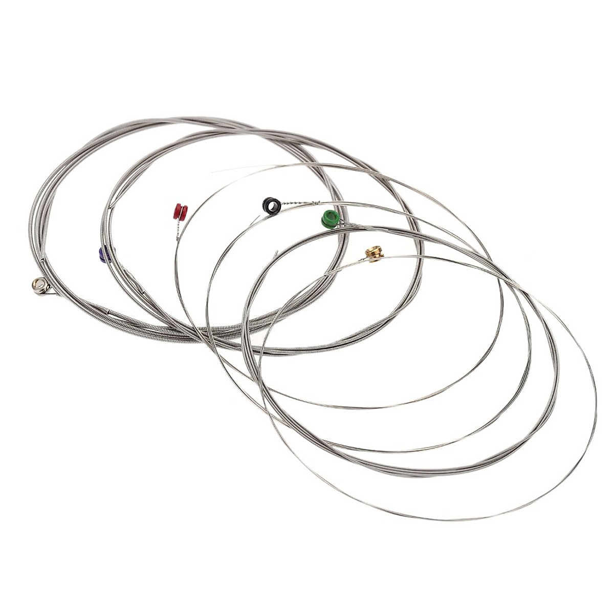 5 Packs Full Set Orphee RX17 Nickel Alloy Colorful Ball-End Electric Guitar Strings Standard Tension 010-046