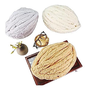 1pcs 250g/ball Soft Thick Line Chunky Chenille Wool Yarn Velvet Yarn Hand Knitting Crochet Yarn for DIY Blanket Cushion Giant Yarn (Color : 13-hui)