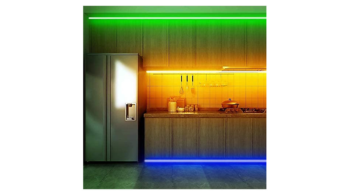 KSIPZE RGB LED Strip Lights - Music Sync & Bluetooth Control