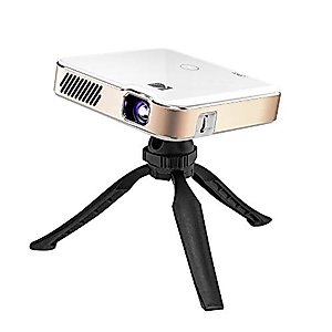 KODAK Luma 450 Portable Full HD Smart Projector | Wi-Fi, Bluetooth, HDMI & USB Compatible Mini Home Theater System Up to 150” | 1080p Native Resolution (4K), 200 Lumens | Tripod Included