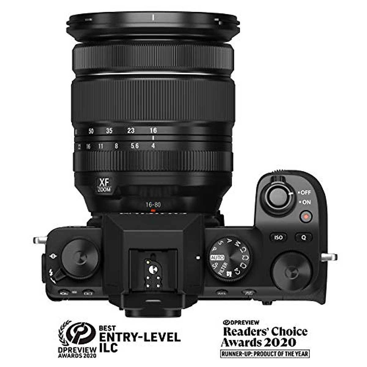 Fujifilm X-S10 Mirrorless Digital Camera XF16-80mm Lens Kit - Black
