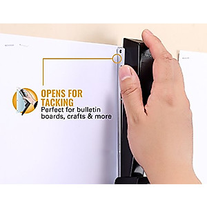 Bostitch Office B440BK B440 Executive Full Strip Stapler, 20-Sheet Capacity, Black (BOSB440BK)