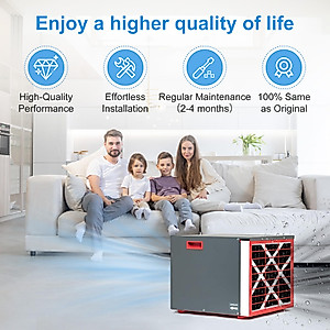 2 Packs PN07126 MERV 13 Carbon Dehumidifier Filter Compatible With Sanidry Sedona Dehumidifier Filter pn07126 Replacement for Sanidry Dehumidifier Filters pn07126