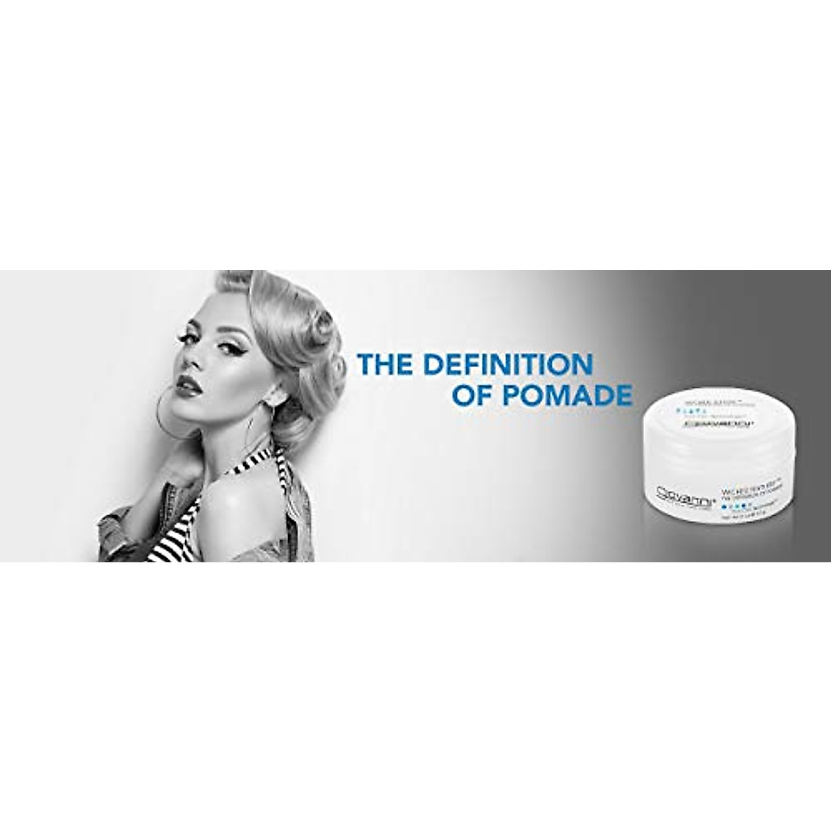 GIOVANNI Wicked Texture The Definition Of Pomade - Styling Hair Pomade, Helps to Shape Hair & Smooth Texture, Water Based Pomade that Washes Out Easily, Vegan, Paraben Free, Color Safe - 2 Oz