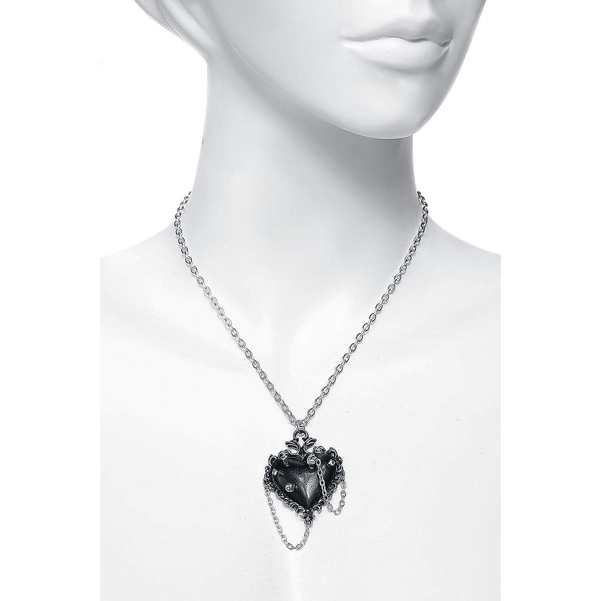 Alchemy of England Witches Heart Pendant, Silver