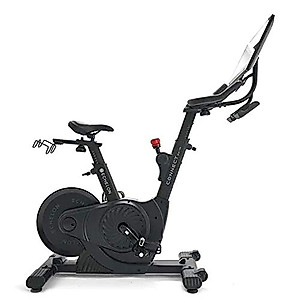 Echelon Smart Connect Fitness Bike, 30-Day Free Echelon Membership, Easy Storage, Small Spaces, Cushioned Seat, Solid Design, HIIT, Top Instructors, 32 Resistance Levels, Bluetooth, EX-7S