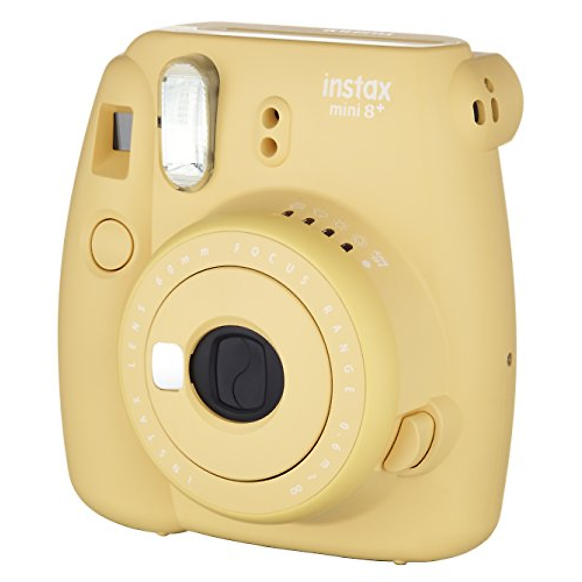 Fujifilm Instax Mini 8+ (Honey) Instant Film Camera + Self Shot Mirror for Selfie Use - International Version