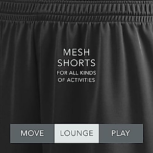 Augusta Sportswear Mens Octane Shorts, Black, Medium US