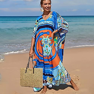 Woven Beach Bags for Women Large Straw Bags Woven Straw Tote Beach Bag With Zipper Summer Handmade Purse