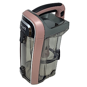 Shark Dust Cup Dirt Bin for Apex AX912 QU922Q QU922QBL QU922QPK QU922QRD QU922QRG DuoClean Self-Cleaning Upright Vacuum, Smokey Rose Clear and Black