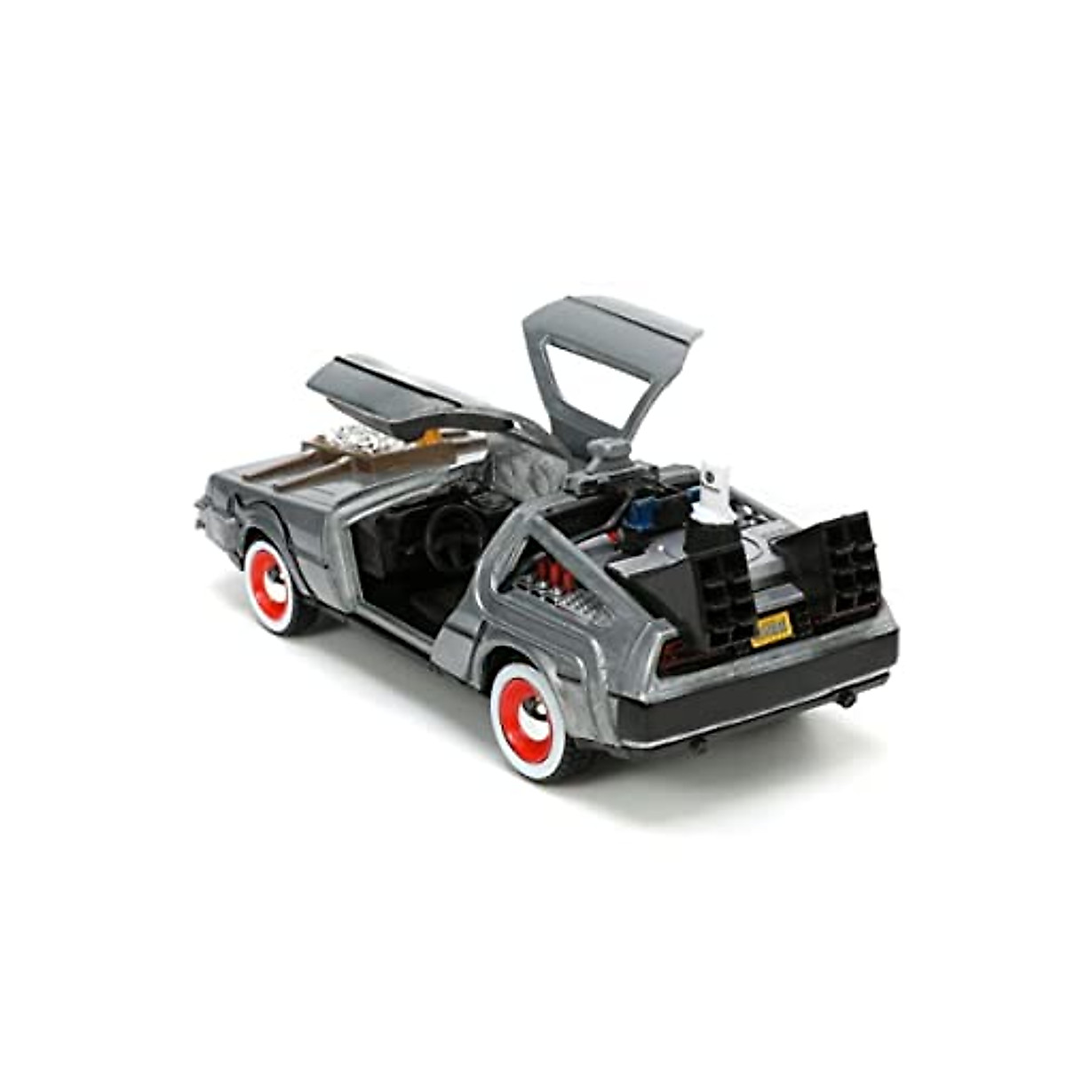 Jada Toys Back to The Future Part III 1:32 Time Machine Die-cast Car, Toys for Kids and Adults