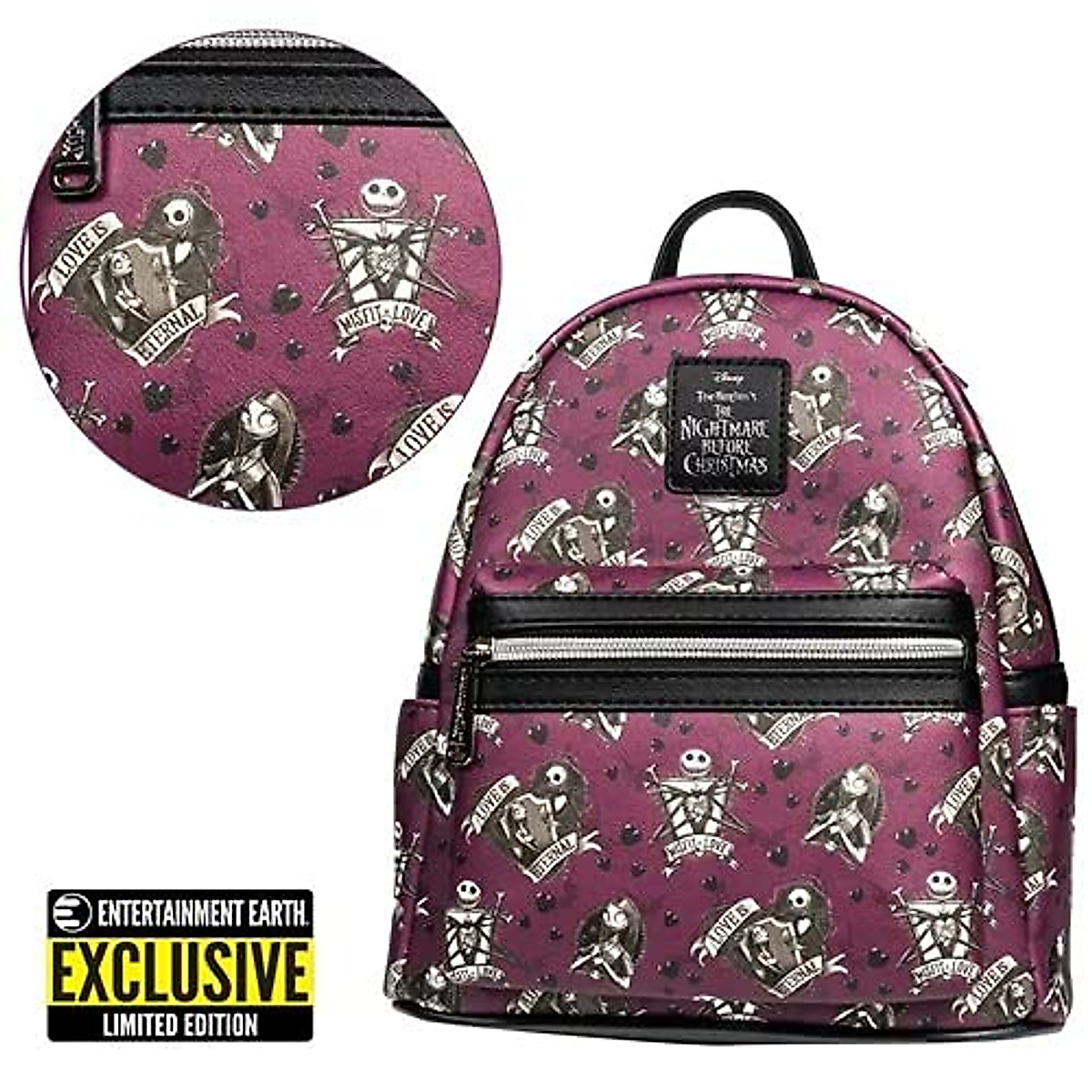 Nightmare Before Christmas Love is Eternal Mini-Backpack (Exclusive)