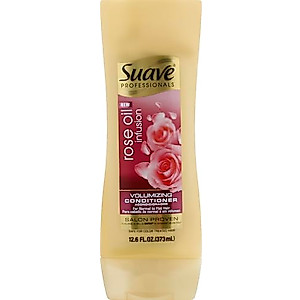 Suave Professionals Conditioner For Fine to Flat Hair Rose Oil Infusion Volumizing Conditioner 12.6 oz