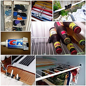 Binder Clips Paper Clamp for Paper-130 Pcs Clips Paper Binder Assorted Sizes (Black)