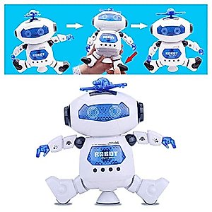 01 02 015 Dancing Robot, Interesting Humanoid Robot Smart Robots for Kids Kid Robot Toy Unique with Lighting for Birthday Gift