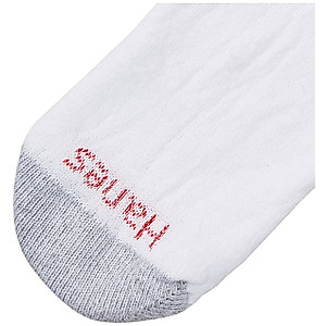Hanes Over-the-Calf Tube Socks 10 Pack, 6-12-White