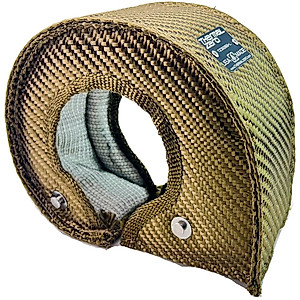 Thermal Zero Small LAVA TITANIUM T3 Turbo Blanket Holds 2400 degrees. MADE IN USA unlike the rest. Fits most T3 turbochargers and some small T4 turbos including Garrett, Precision, Turbonetics etc.
