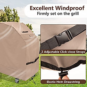 WEIMELL 800D BBQ Grill Cover for Outdoor Grill,58 Inch BBQ Covers Waterproof Heavy Duty,Gas Grill Covers for Outside,Barbeque Grill Cover for Weber,Char-Broil,Genesis,Brinkmann,Dyna-glo Nexgrill