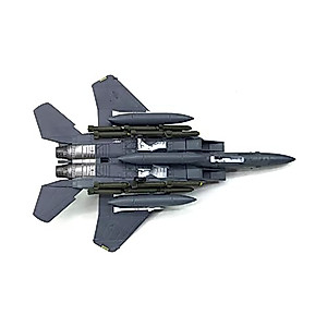 TECKEEN 1/100 Scale U.S. F-15E Strike Eagle Supersonic Combat Bomber Model Alloy Model Diecast Plane Model for Collection