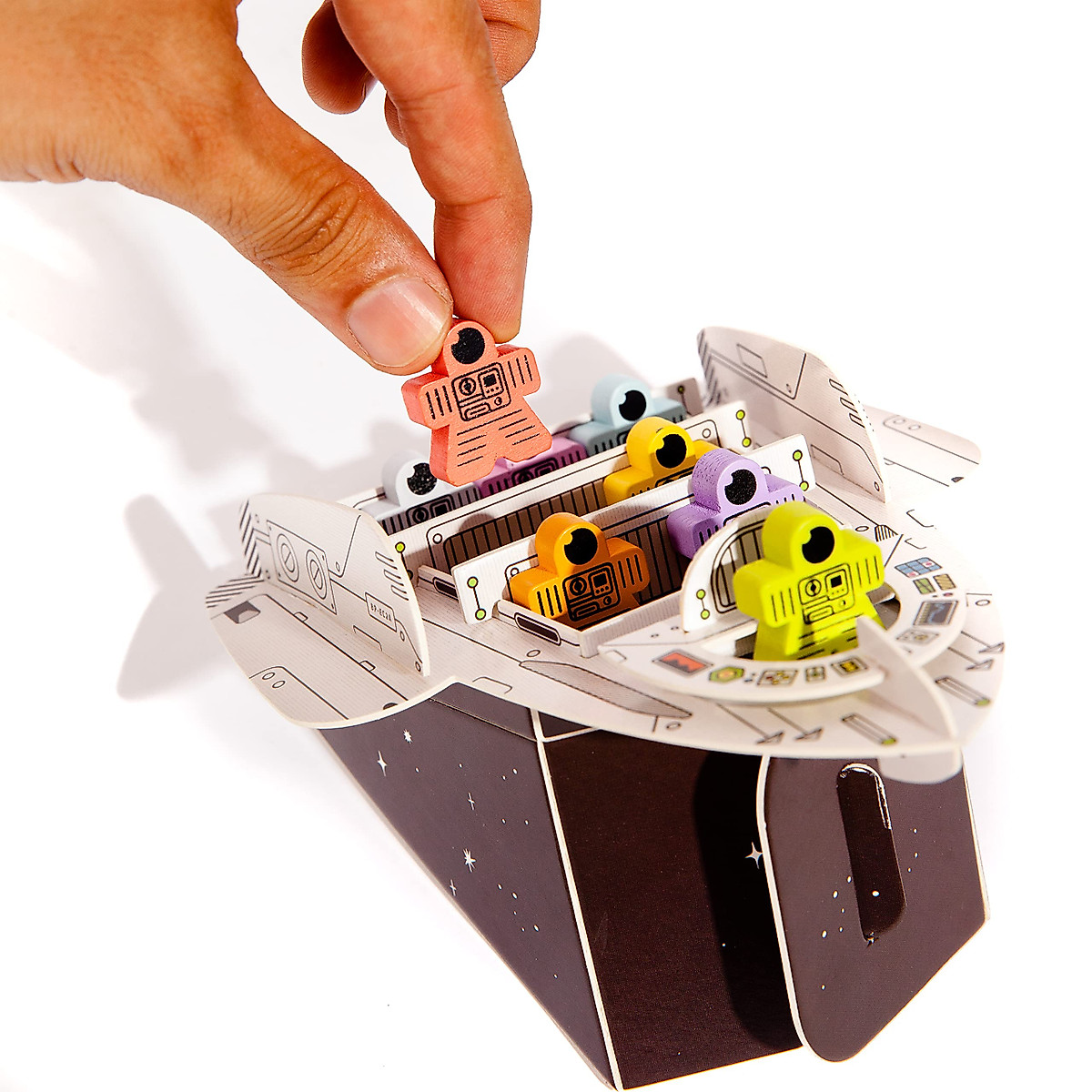 Shoot for The Stars — The Rocket-Powered Trivia Game for Adults and Family — Board Games for Teens, Kids and Aliens Alike