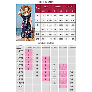 OUGES Women's 2025 Summer Short Sleeve V-Neck Floral Short Party Dress with Pockets(Green Polka Dot,S)