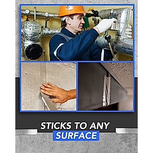 Professional Grade Aluminum Foil Tape - 2 Inch by 210 Feet (70 Yards) 3.6 Mil - High Temperature - Perfect for HVAC, Sealing & Patching Hot & Cold Air Ducts, Metal Repair, More!