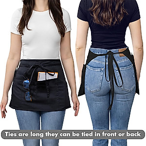 Dreamology Ultimate All-Purpose unisex 4 pocket cotton Apron - Waitress Apron, Chef Apron, aprons for women with pockets