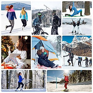 COOLOMG Women's Compression Shirts Crewneck Long Sleeve Cool Dry Base Layer Top Black Small