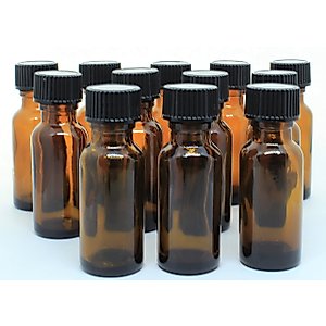 Boston Round Bottles, 1/2 Oz Pack of 12