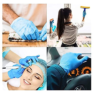 Basic Medical Synmax Vinyl Exam Gloves - Latex-Free & Powder-Free - Large, BMPF-3003(Case of 1,000)