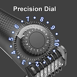 Hatteker Professional Electric Groin Hair Trimmer Below-The-Belt Trimmer Pubic Hair Ball Shaver Body Groomer for Men Male Hygiene Razor IPX7 Waterproof Wet Dry