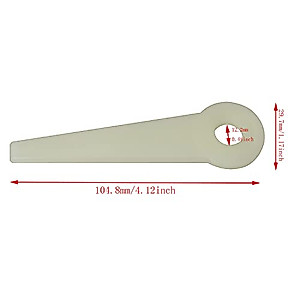 DGBRSM 6pcs Polycut Trimmer Head Blades Replacement Poly Cut Blades Nylon Trimmer Blade Compatible with Stihl 20-3 Lawn Mower Accessories Garden Tool