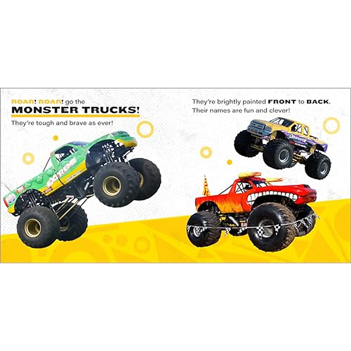 Go, Go, Monster Trucks!: A First Book of Trucks for Toddlers (Go, Go Books)