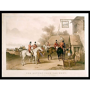 The Meet; The Return from the Hunt. from a Painting by W.J. Shayer