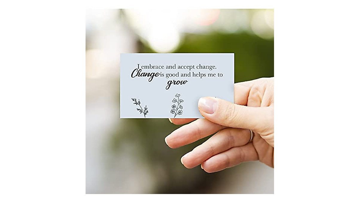 100 Affirmation Cards for Stress Relief & Self-Care | Positive Mindset