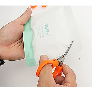 30 Pcs Mini Folding Travel Pocket Scissors for Home and Travel (Orange)