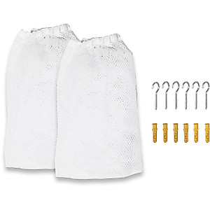 2 PK - Simplehouseware Stuffed Animal Jumbo Toy Storage Hammock