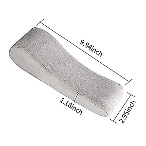 Payanwin Chair Ergonomic armrest Cushions Elbow Pillow Pressure Relief Office Chair Gaming Chair armrest with Memory Foam armrest Pads 2-Piece Set of Chair （Gray）