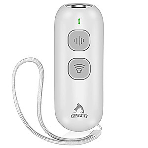 PATPET Dog Barking Control Device - Ultrasonic Dog Bark Deterrent, Handheld Dog Behavior Training Tool Up to 30 Ft Effective Control Range Suitable Dogs Safe to Use Indoor & Outdoor