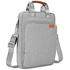 NIDOO Tablet Shoulder Bag for 10.2" iPad 9 / 10.5" 11" iPad Pro / 10.5" 10.9" iPad Air, Laptop Sleeve Messenger for 10.5" Surface Go 3 / 10.8" Surface 3 / 11.5" Tab P11 Pro, 10"-11" Tablet Carry Case