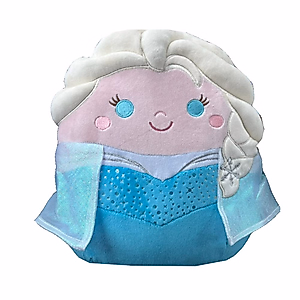 Squishmallows Official Kellytoy Disney Characters Squishy Soft Stuffed Plush Toy Animal (5 Inches, Elsa)